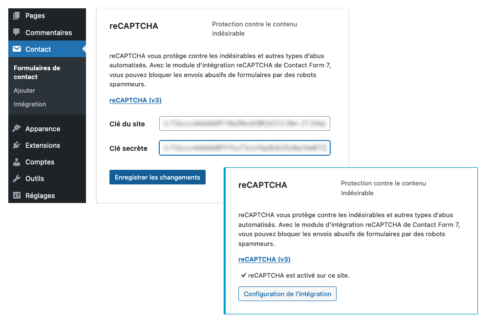 Protéger les formulaires de votre WordPress